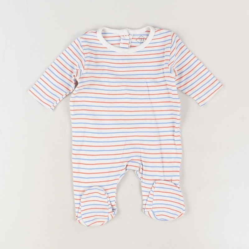 Pyjama blanc - Tex baby - Mixte 1 mois - Seconde Main